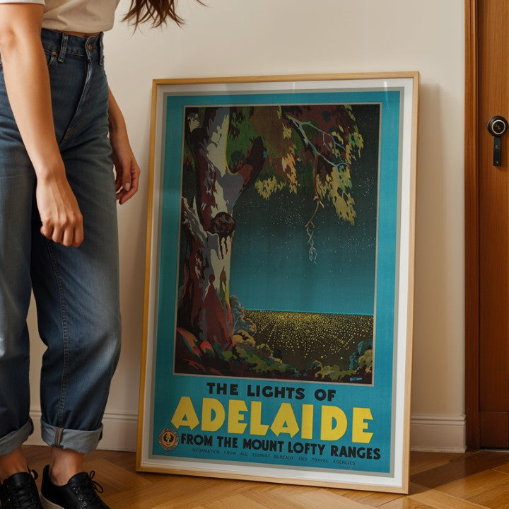 Adelaide Mount Lofty Ranges - Vintage Travel Poster – Travel Posters