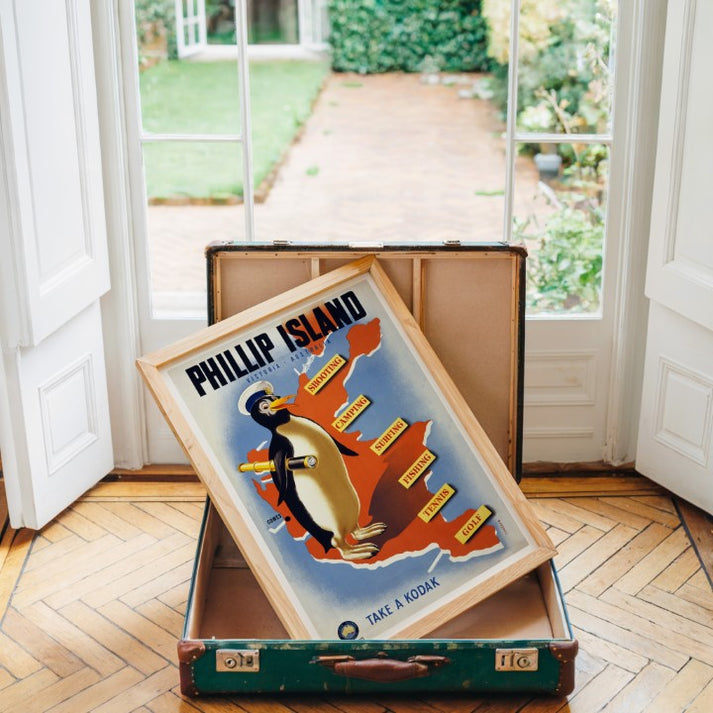 Phillip Island Victoria Australia - Vintage Travel Poster – Travel Posters