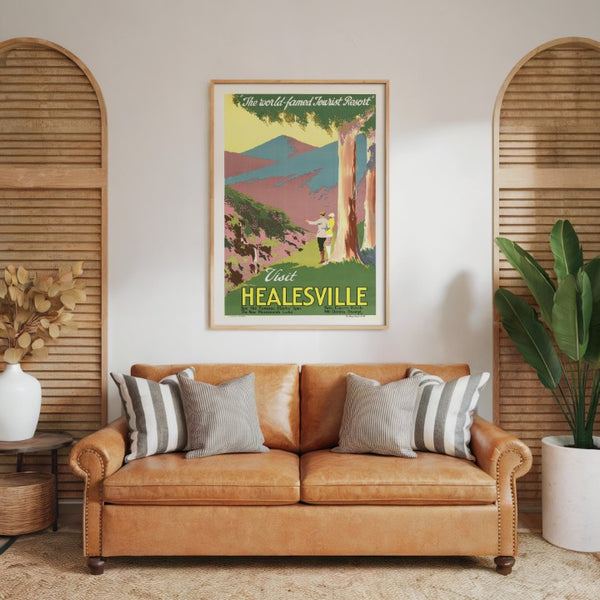 Visit Healesville - Famous Blacks Spur - Travel Poster – Travel Posters
