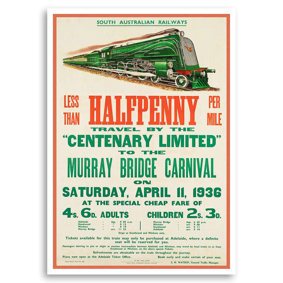 Australian Railway Travel Posters | Vintage Train Prints – Page 2